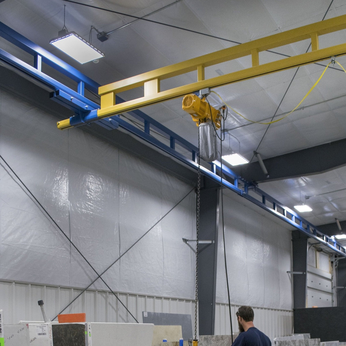 Workstation Cranes | Spanco & Gorbel Workstation Bridge Crane Systems