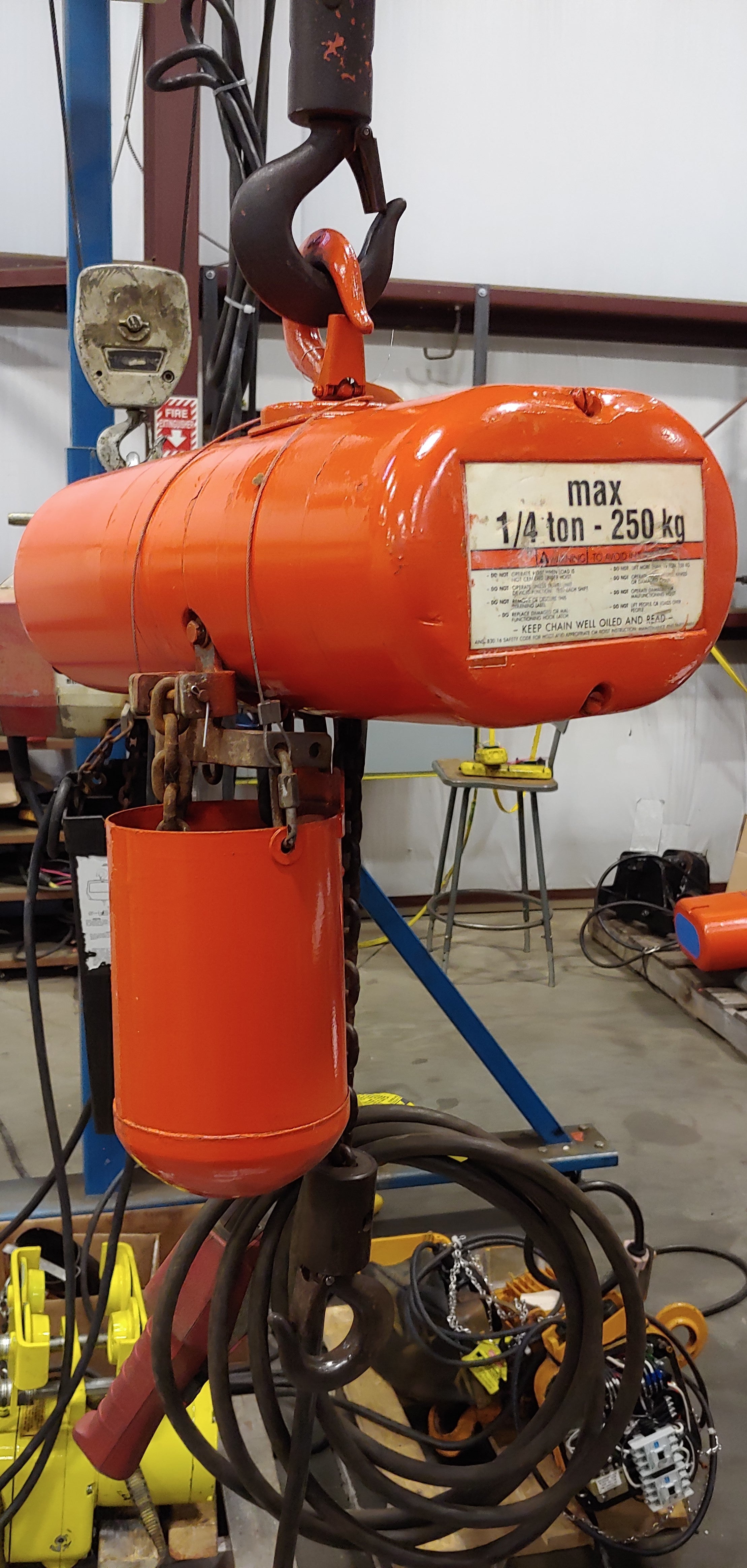 Used Chain Hoist for Sale | CM Lodestar 1/4 Ton Electric Chain Hoist ...