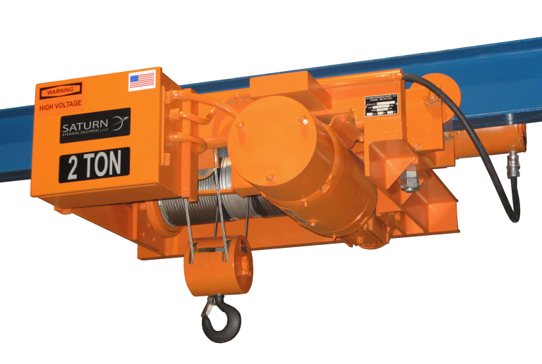 Wire Rope Hoists | Saturn Overhead Equipment | Worm Gear Drives