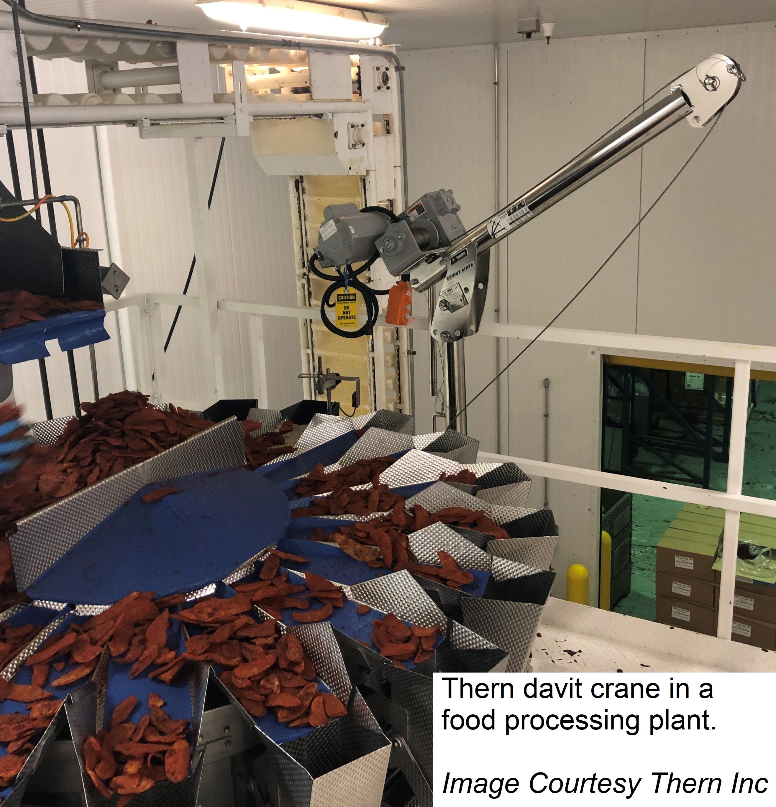 Food Grade Hoists & Cranes | Overhead Food Processing Equipment